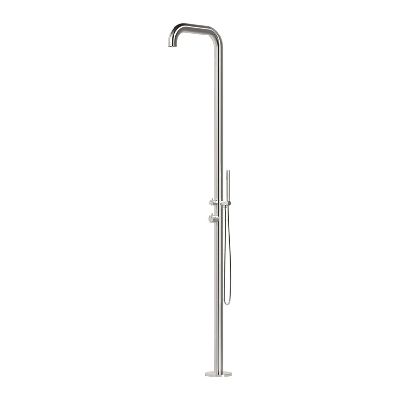 Cascade 316 Marine Grade Stainless Steel Freestanding Outdoor Shower ...