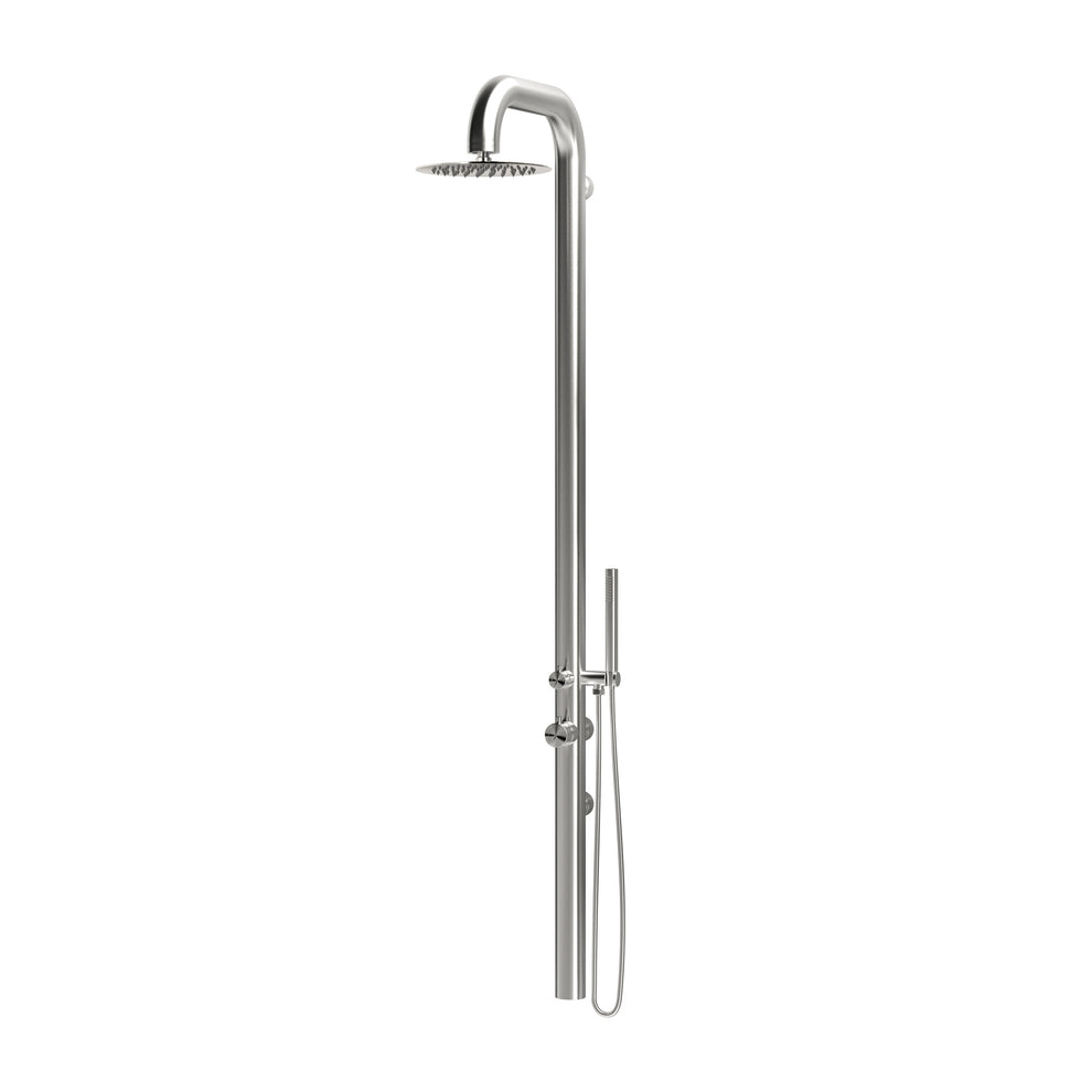 Summit 316 Marine Grade Stainless Steel Wall Mounted Outdoor Shower ...